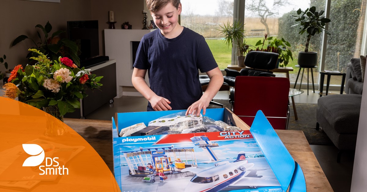 Innovatiivinen ja tehokas verkkokauppapakkaus Playmobilille - DS Smith