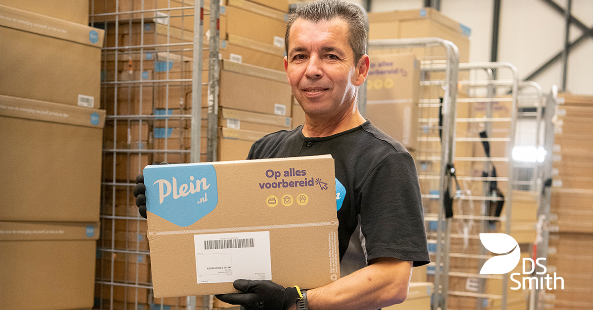 Geen onnodig lege ruimte in dozen meer voor Plein.nl - DS Smith